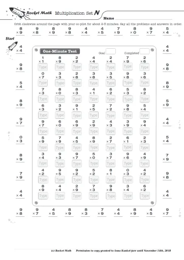 Multiplecation Rocket