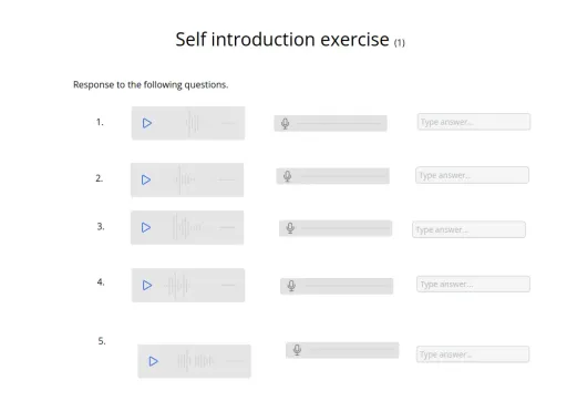 Self introduction (G5) Interactive Worksheet – Edform