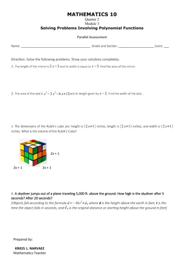 Module 3 PA Interactive Worksheet – Edform