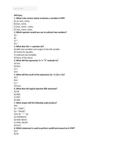Pre assessment Interactive Worksheet – Edform