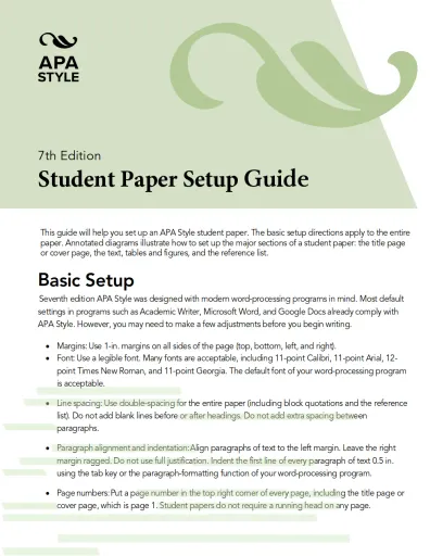 Student paper setup guide Interactive Worksheet – Edform