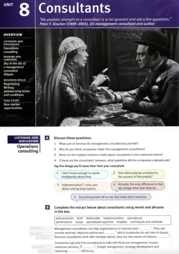 ML U8 Consultants Interactive Worksheet – Edform