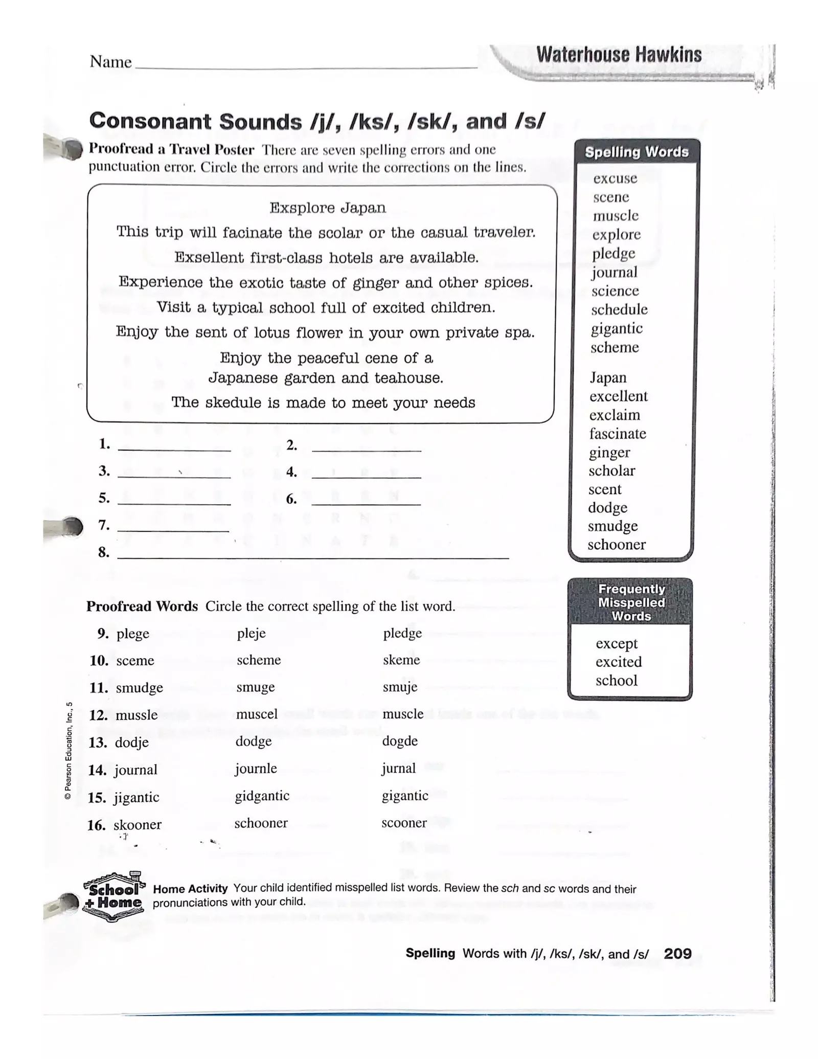 Pg 209-2 Interactive Worksheet – Edform