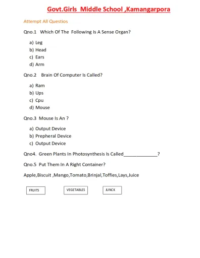 Test Interactive Worksheet – Edform
