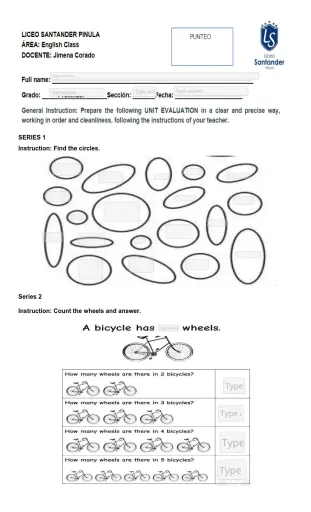 Kinder exam 4 Interactive Worksheet – Edform