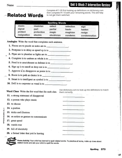 pg 373 Interactive Worksheet – Edform