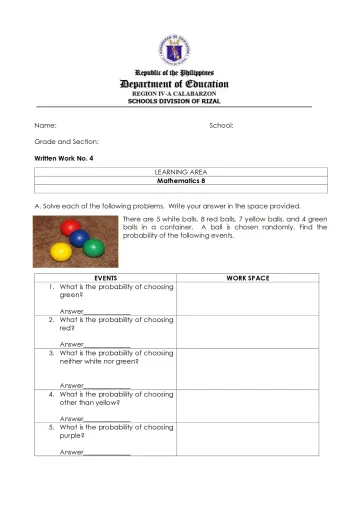 Q4-Written Work-Week 4 Interactive Worksheet – Edform