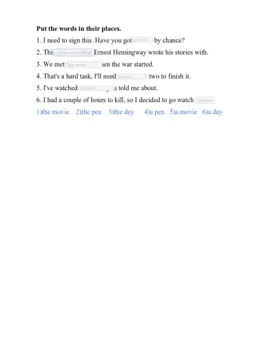 Task Interactive Worksheet Edform