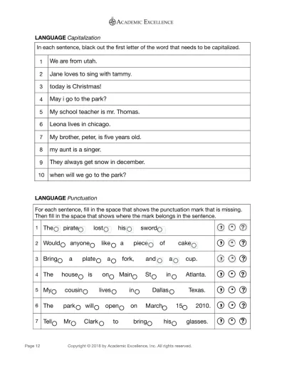 CAT Prep Grade 2 Worksheets Interactive Worksheet – Edform