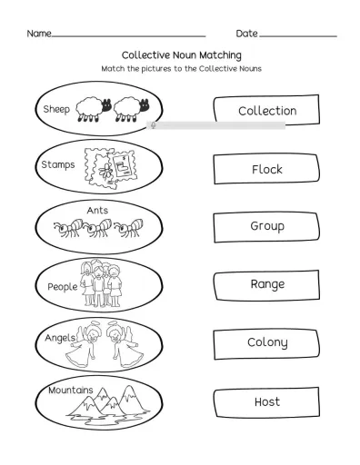 Collective noun 2 Interactive Worksheet – Edform