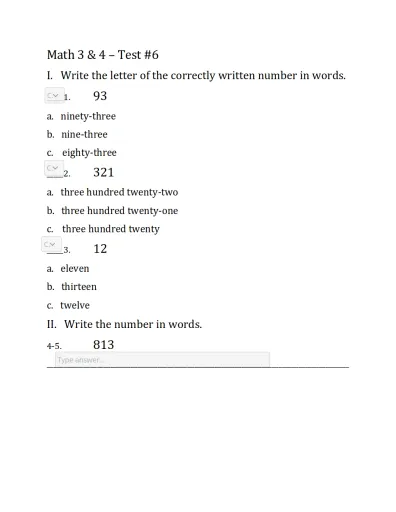 Math 3 & 4 Test 6 1st Interactive Worksheet – Edform