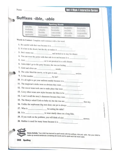 Pg 308 Interactive Worksheet – Edform