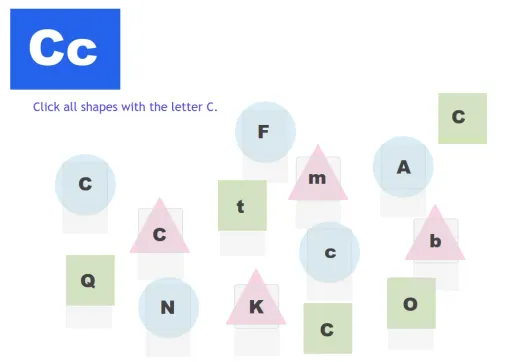 Letter Cc Interactive Worksheet – Edform