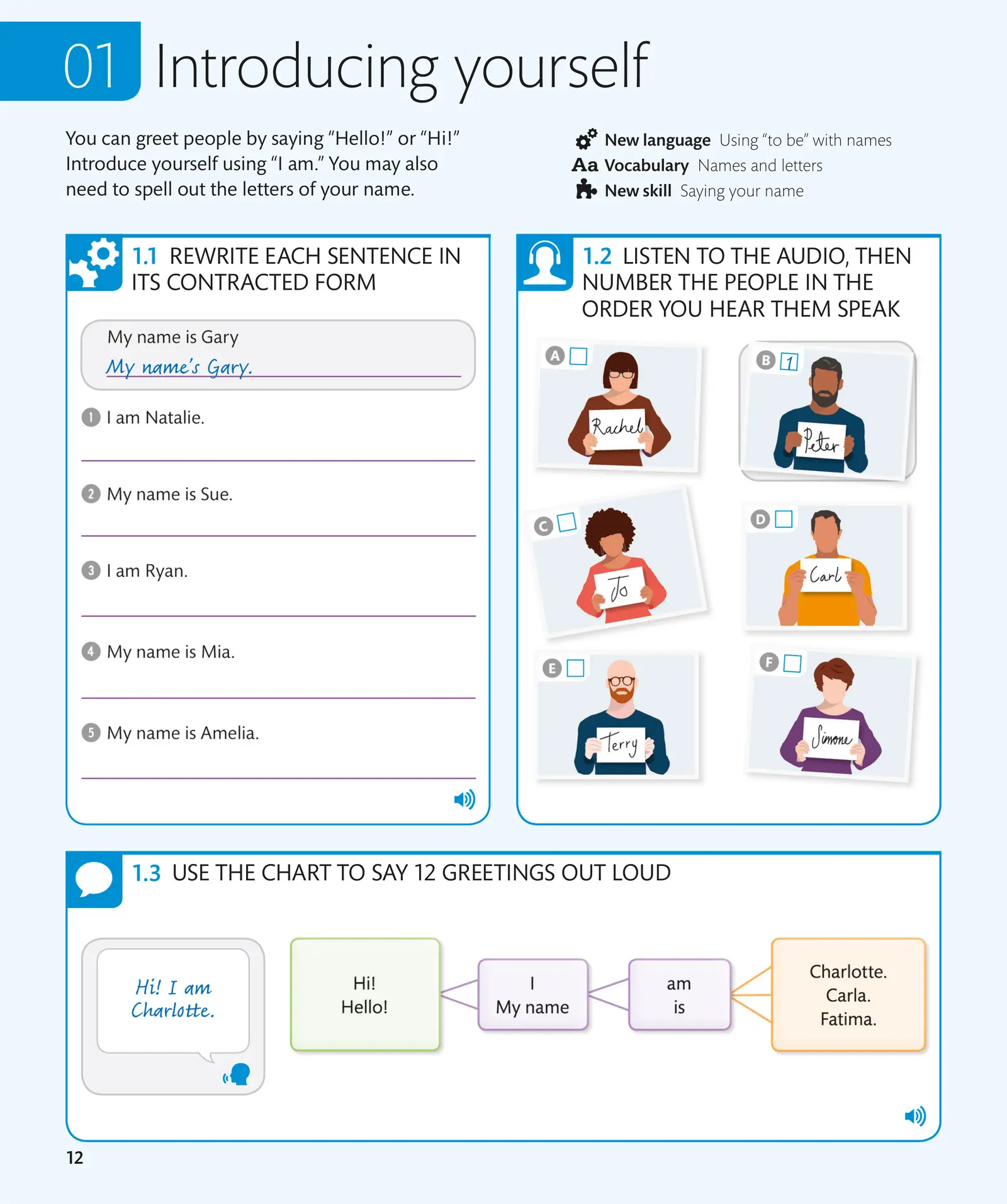 Introduce Yourself Worksheet