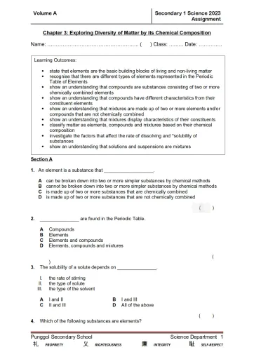 Assignment Chapter 3 Chemical Composition Interactive Worksheet Edform 