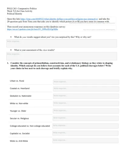 Democracia y participación ciudadana en la CPC 11° 2 Interactive Worksheet – Edform