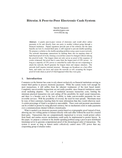 Bitcoin Interactive Worksheet – Edform
