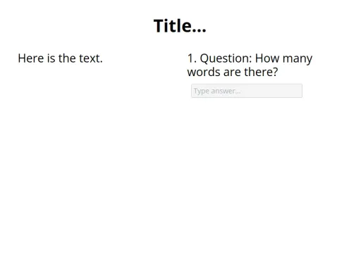 Title & Two columns slide Interactive Worksheet – Edform