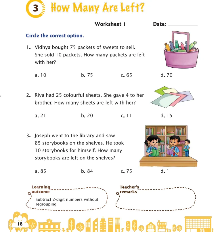 G2 - Subtraction pg 18 Interactive Worksheet – Edform