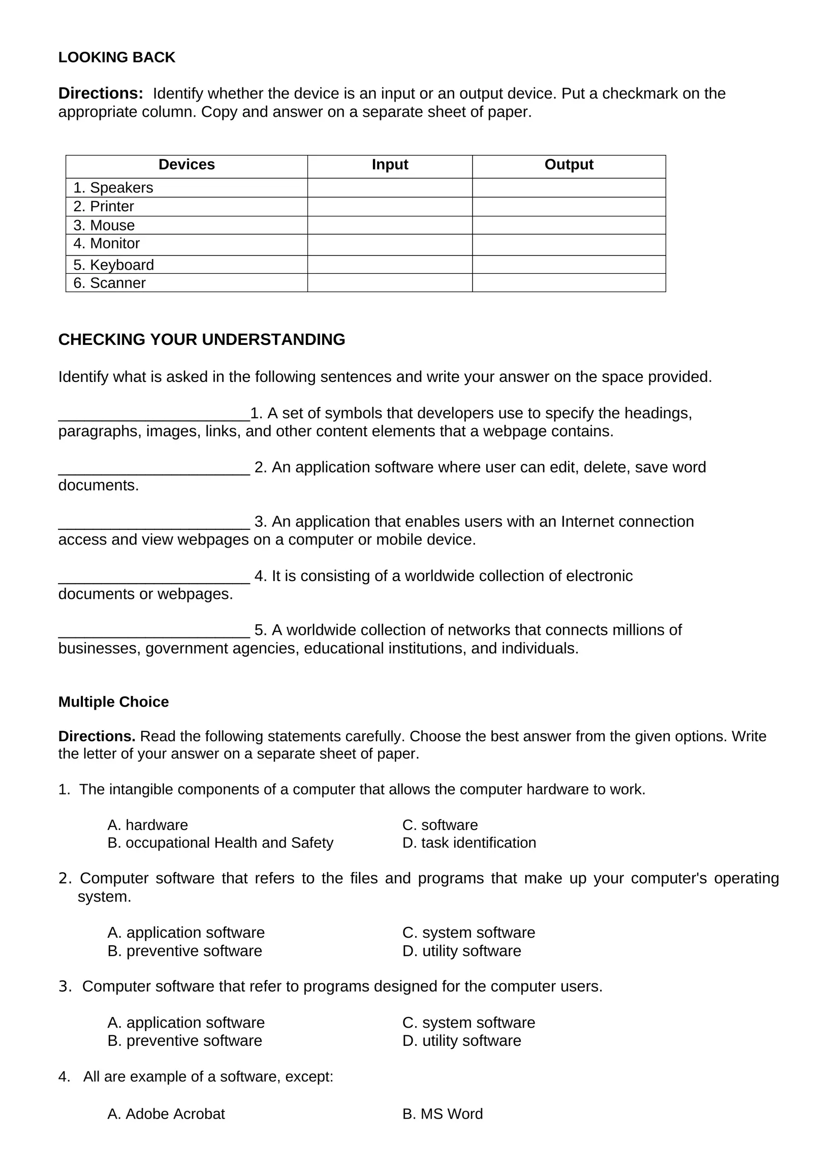 Types Of Computer Software Programs