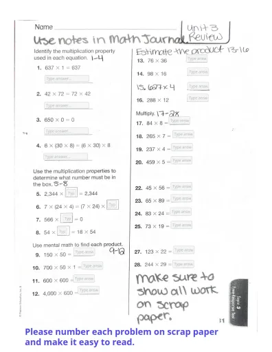 Unit 3 Review Interactive Worksheet – Edform