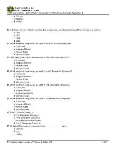 GEC 9 LONG TEST Interactive Worksheet – Edform