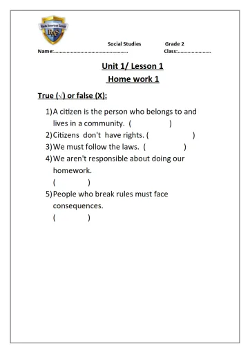 HW Unit 1 lesson 1 Interactive Worksheet – Edform