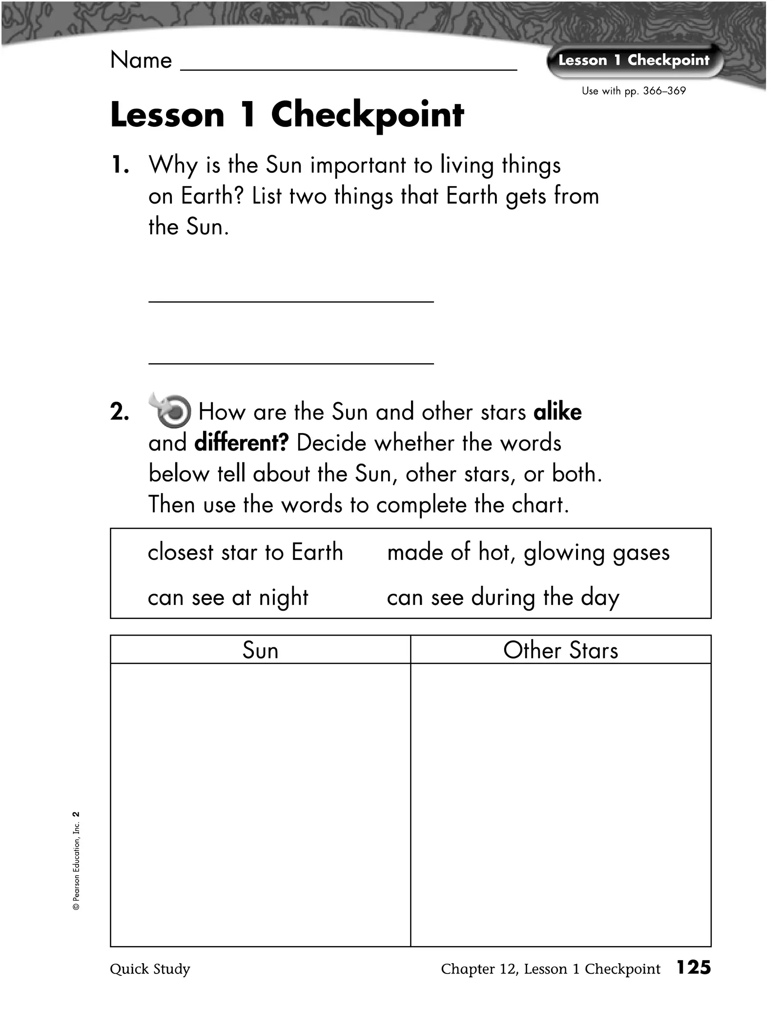 Unit 13 - Science 2 - Study note Interactive Worksheet – Edform