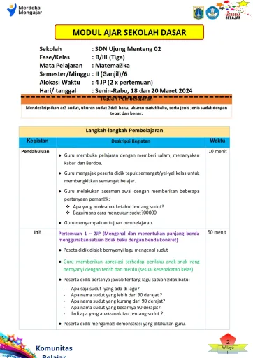 MA Matematika Minggu ke 6 smt 2 Interactive Worksheet – Edform