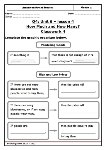 Grade 2 quarter 4 classwork 4 Interactive Worksheet – Edform