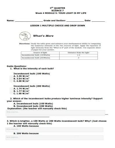 3q Week 4 Module 5 Edform Interactive Worksheet Edform