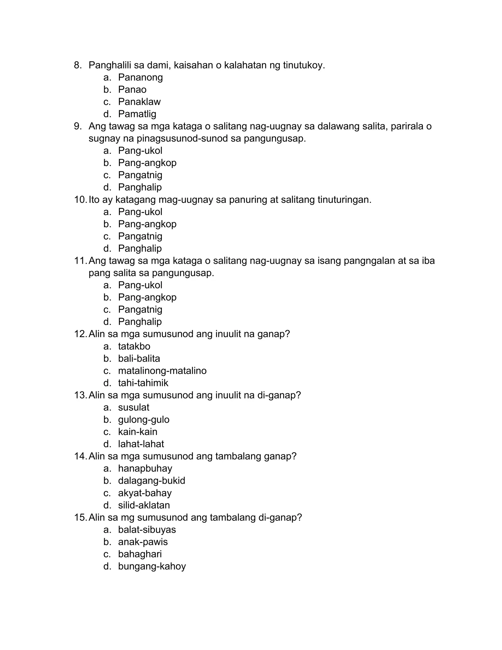 Filipino Gawain Interactive Worksheet – Edform, 41% OFF