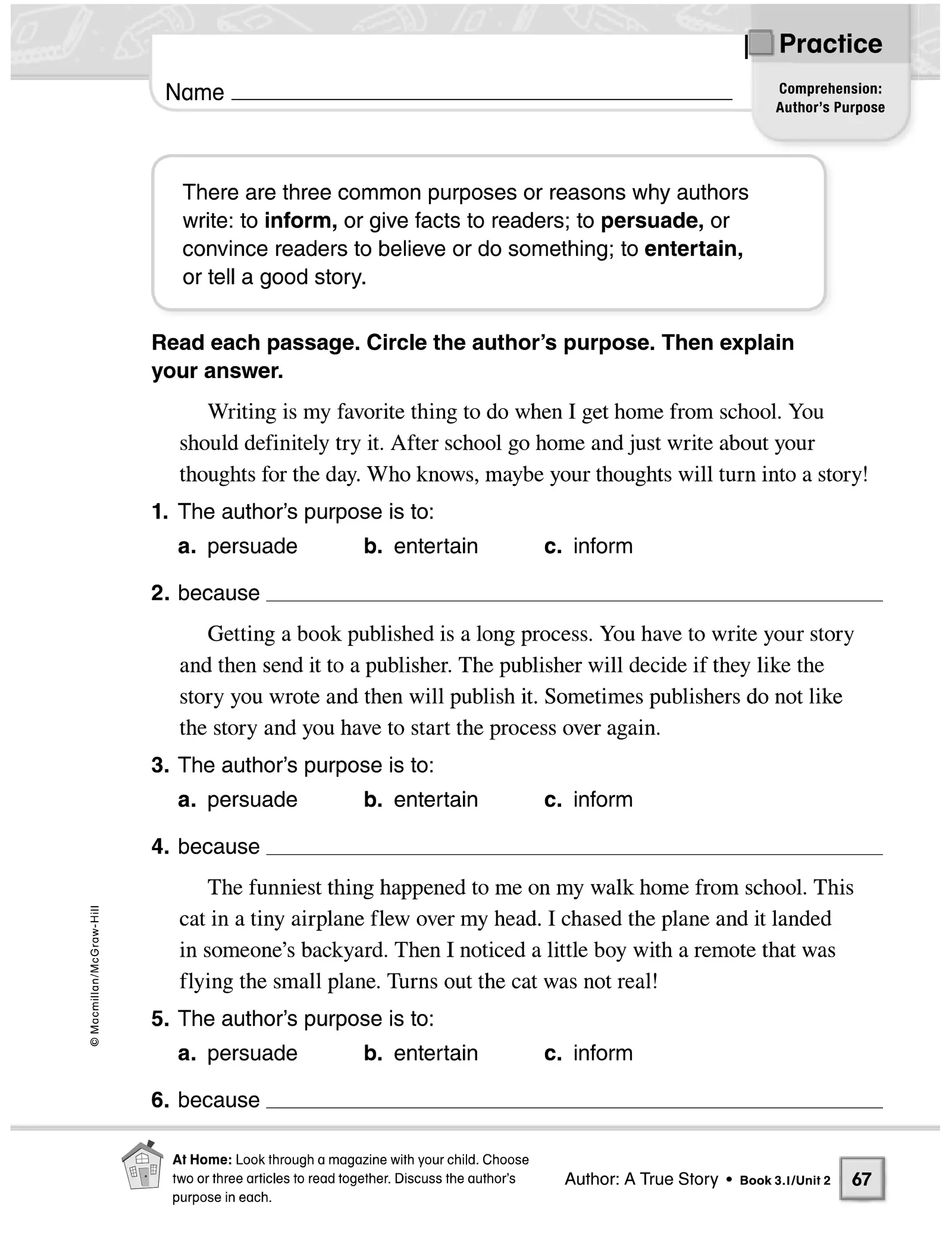 Unit 13 - Practice Book page 67-68 Interactive Worksheet – Edform