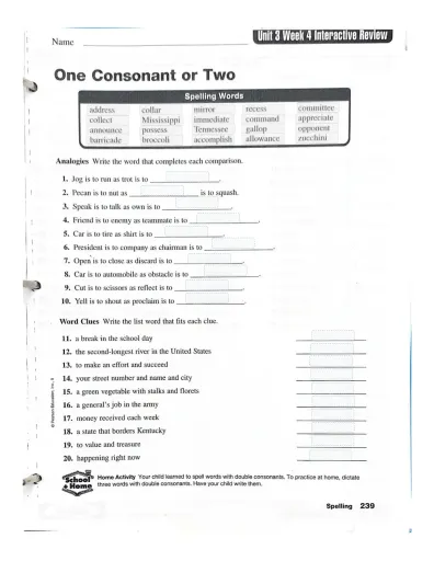 Pg 239 Interactive Worksheet – Edform
