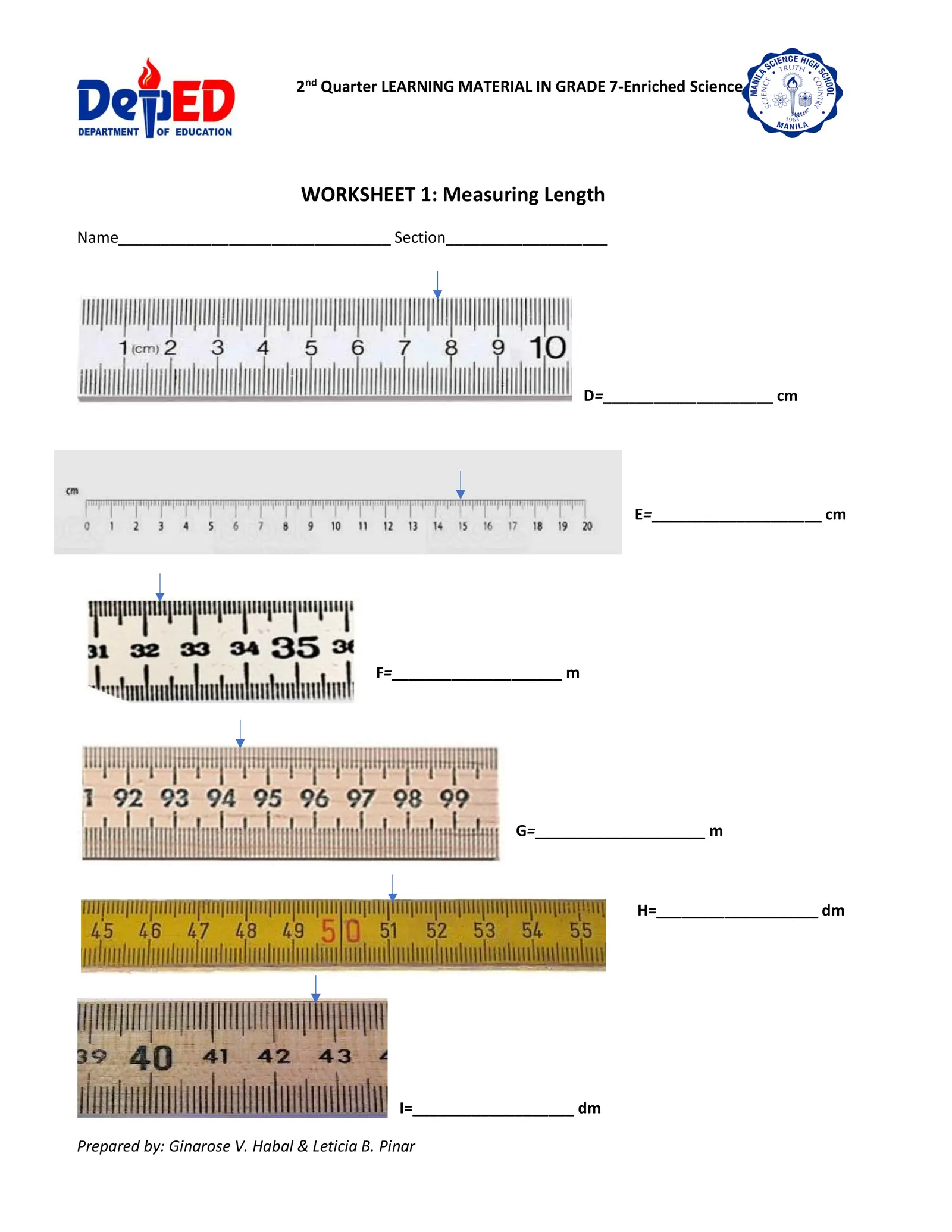 Printable Millimeter Ruler