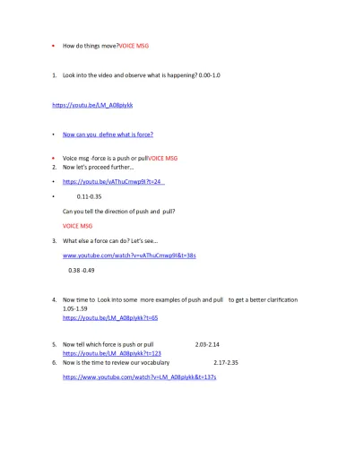 Force presentation Interactive Worksheet – Edform