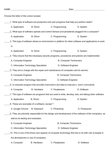 Wk3quiz Interactive Worksheet – Edform