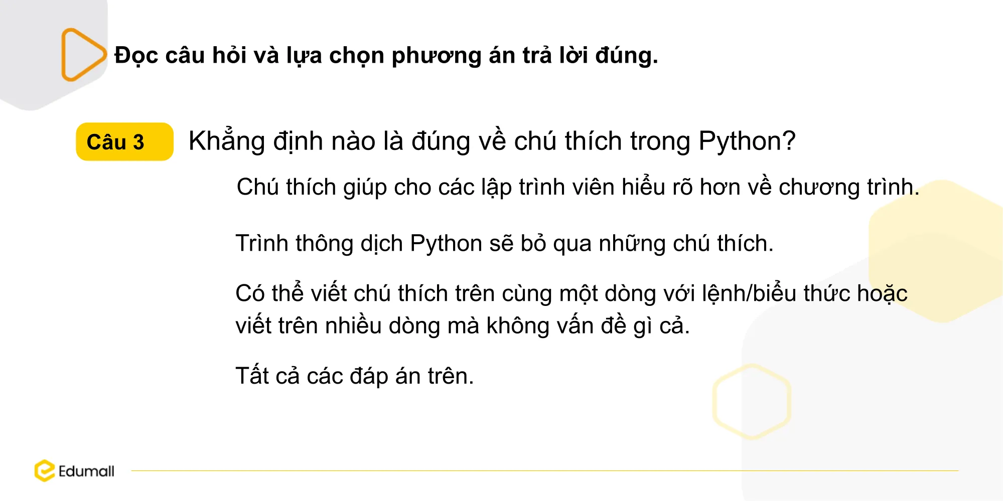 Phần 1: TRẮC NGHIỆM Interactive Worksheet – Edform