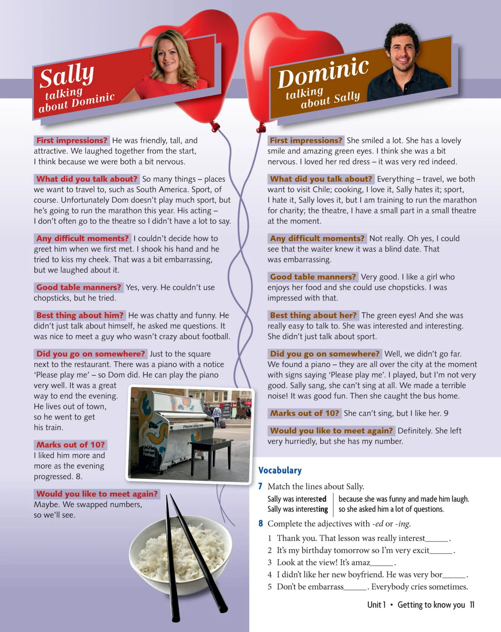 Pre inter U1 Interactive Worksheet – Edform