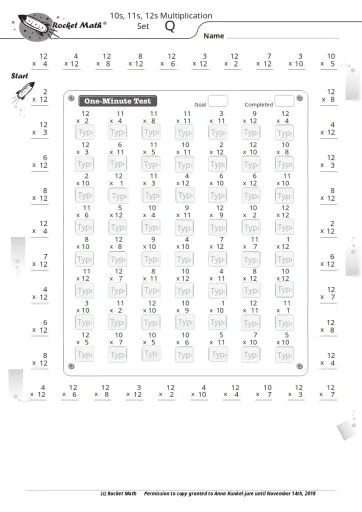 Mult 10 11 12 Q Interactive Worksheet – Edform