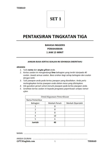 Module 1 Reading Interactive Worksheet – Edform