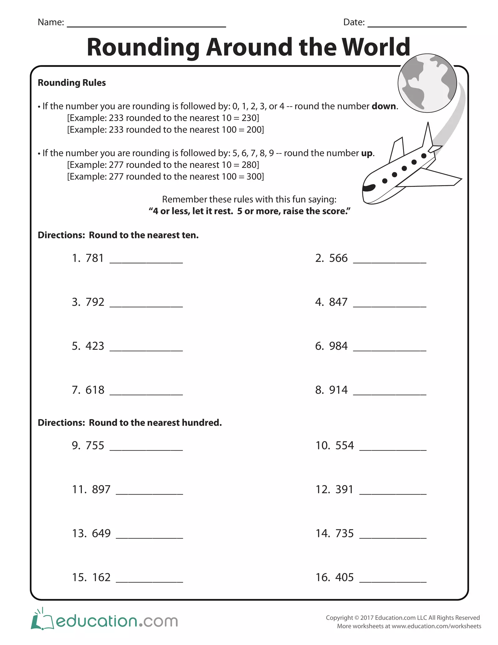 Rounding Rules