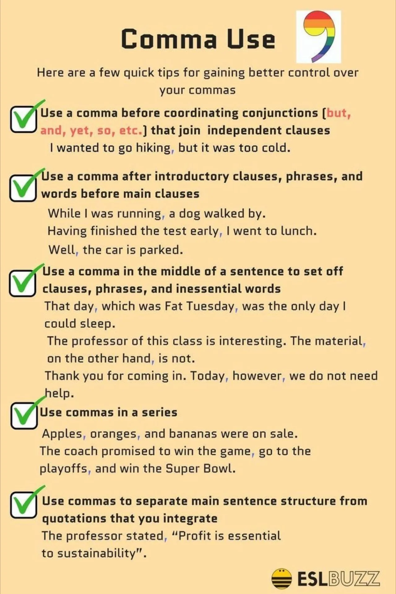 Comma use Interactive Worksheet – Edform