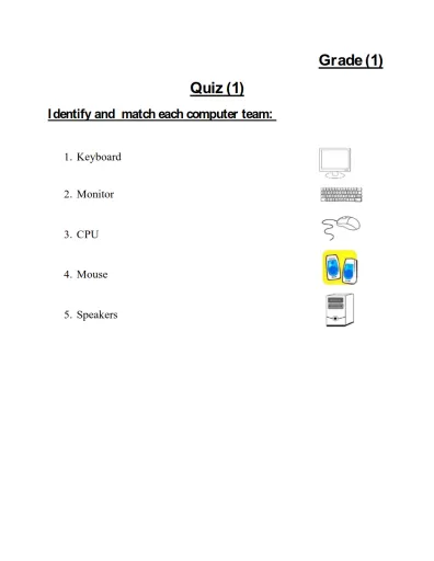 Grade (1) Quiz (1) Interactive Worksheet – Edform