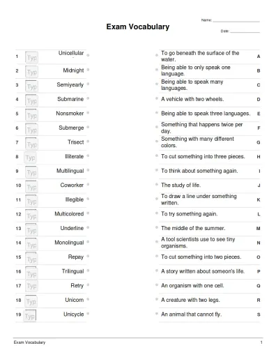 ELA Exam December 2023 Interactive Worksheet – Edform