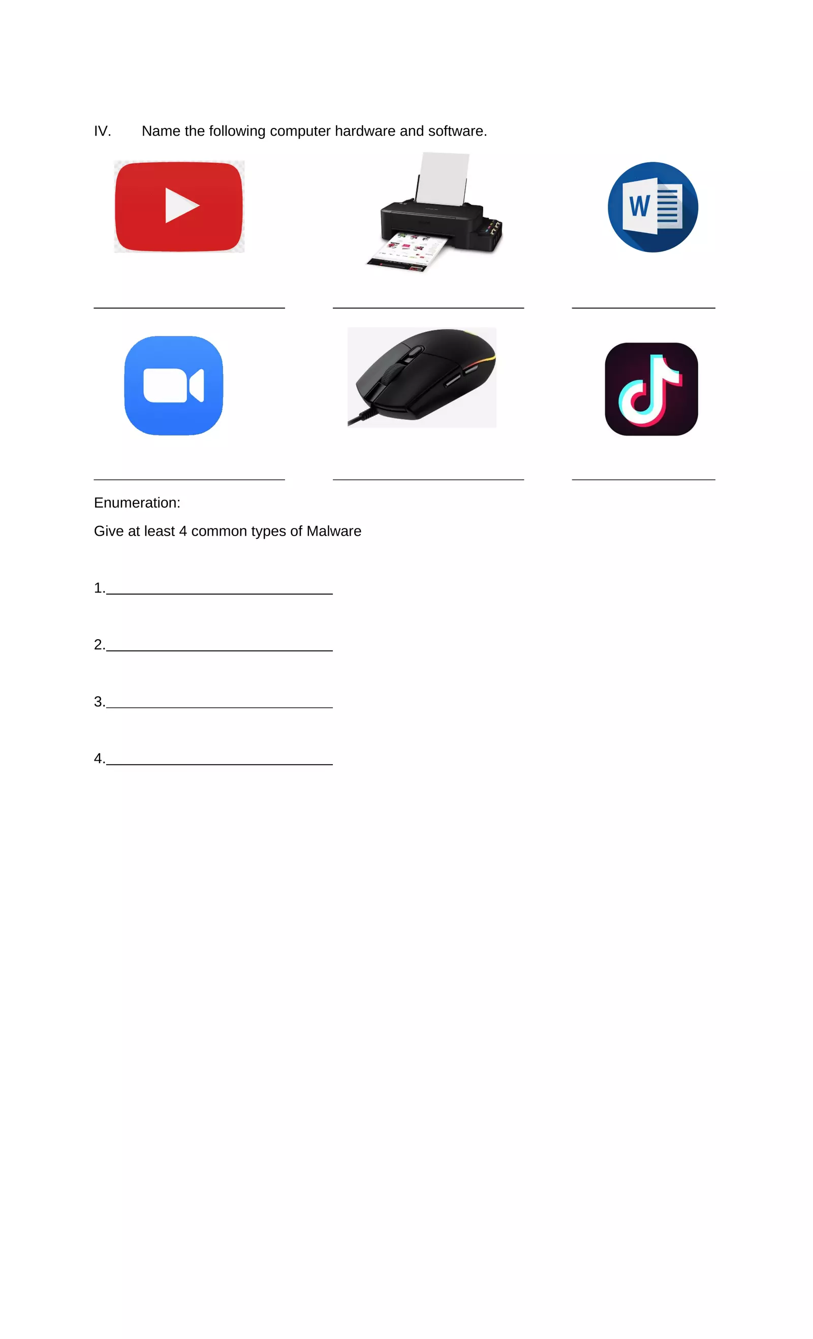 TLE 6 Interactive Worksheet – Edform