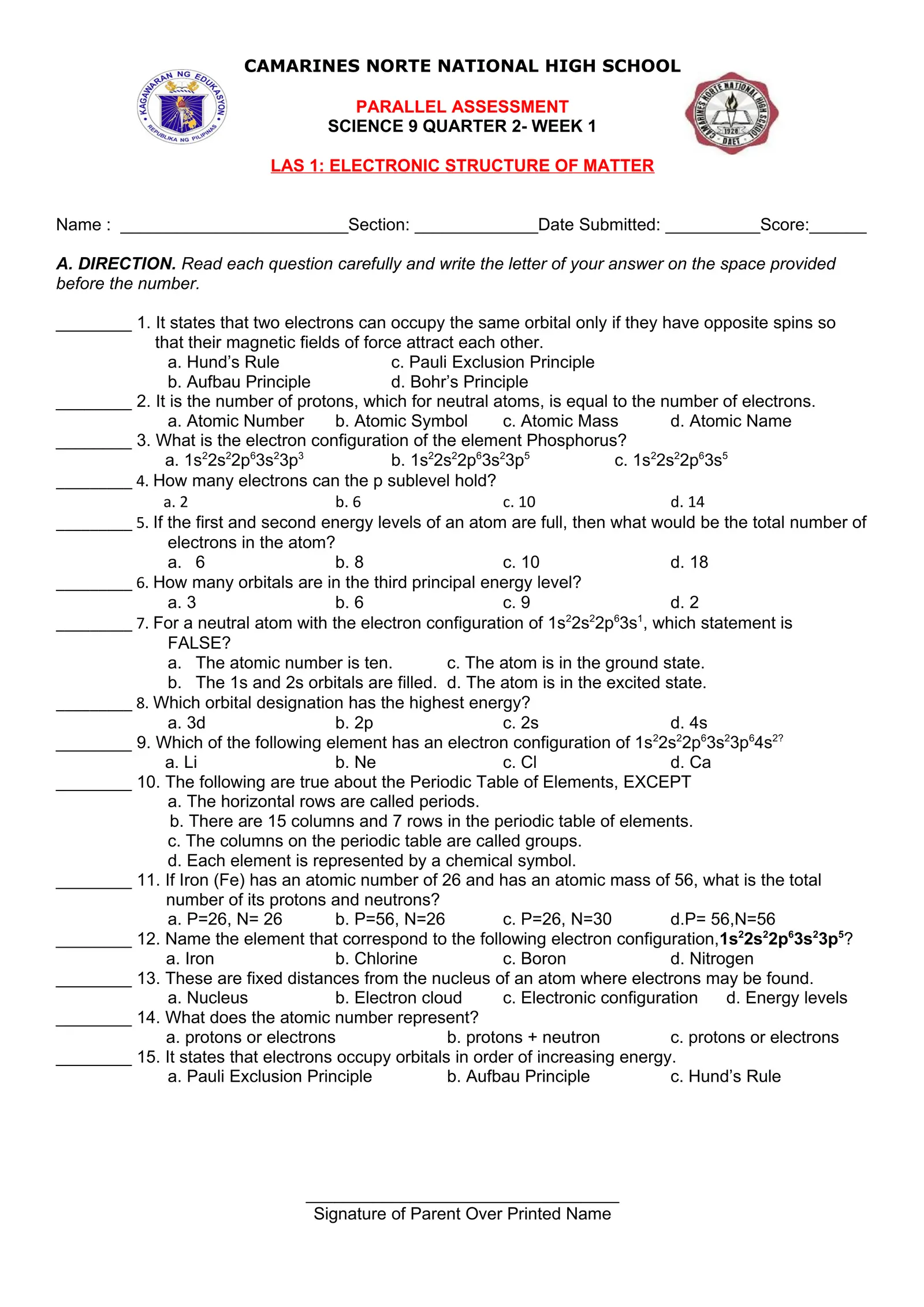 Science 9 Q2 W1 PA.copy docx Interactive Worksheet – Edform