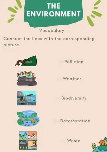 Environment Interactive Worksheet – Edform