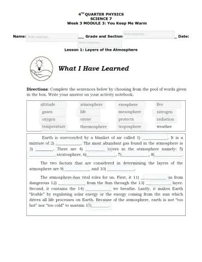 Q4 Week 3 Module 3 Edform Interactive Worksheet Edform