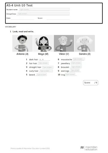 Unit 10 TEST Interactive Worksheet – Edform